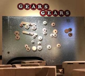 New Interactive Gear Wall - The Mechanical Art & Design Museum